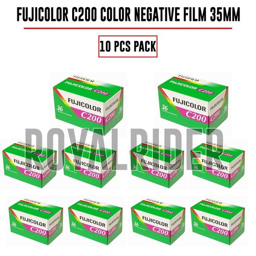 FUJIFILM Fujicolor Color Negative FILM ISO 200 35mm film Rolls - 10 PCS ...