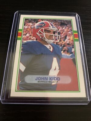 1989 Topps John Kidd #47 Rookie Buffalo Bills Northwestern Wildcats | eBay