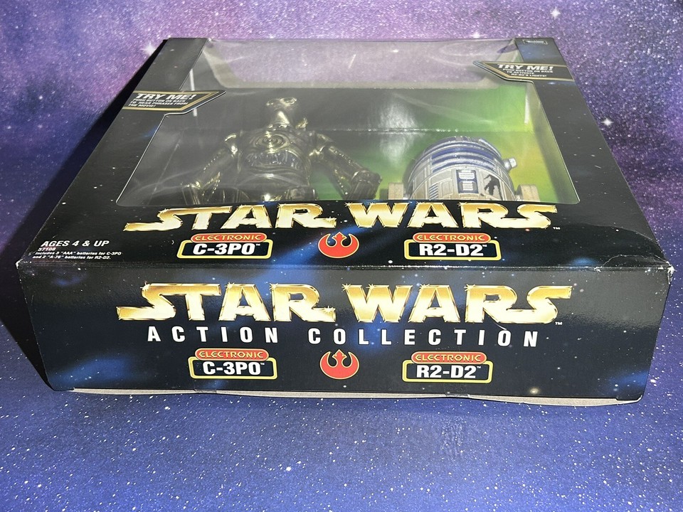 Star Wars Action Collection 1998 Kenner 12” Figure Set Electronic R2-D2 ...