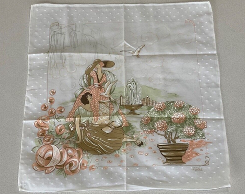 Vintage Fisba Stoffels Handkerchief Ladies Fashions | eBay