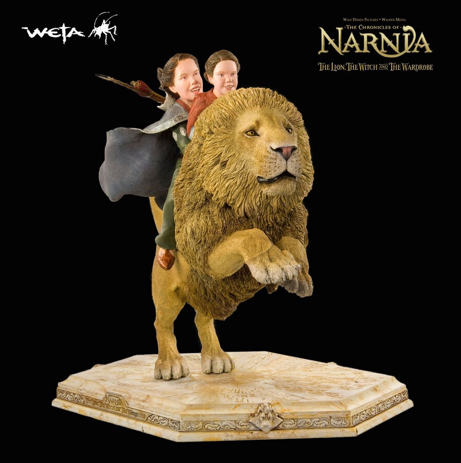 WETA Girls on ASLAN the Lion - CHRONICLES OF NARNIA statue | eBay