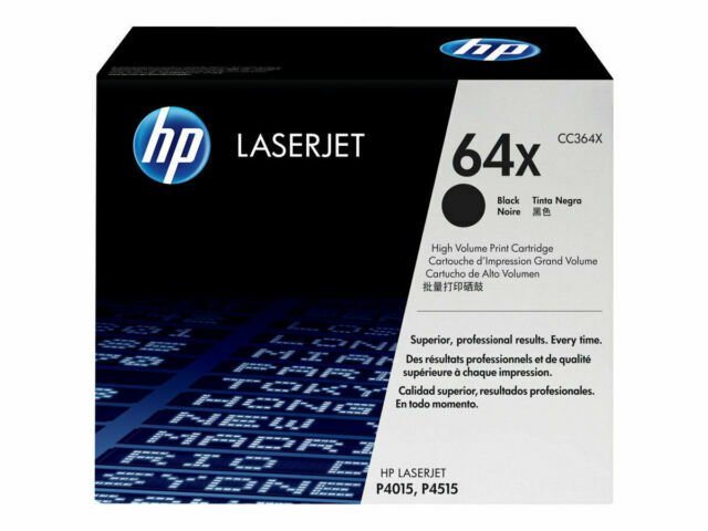 HP 64x Black Dual Pack Toner Cartridges - CC364XD for sale online | eBay