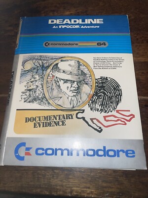 Commodore C64 - Disk - Infocom - Deadline, 1982 | eBay