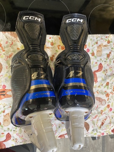 CCM FT6 Pro Pro Stock Skates 8D Blue | eBay