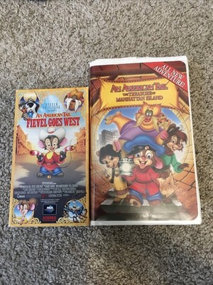 An American Tail 2 VHS Lot Fievel Goes West Children’s Classics ...