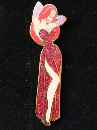 JESSICA RABBIT GLITTER DRESS POSE #2 DISNEY PIN LE 100 AUCTIONS WHO ...