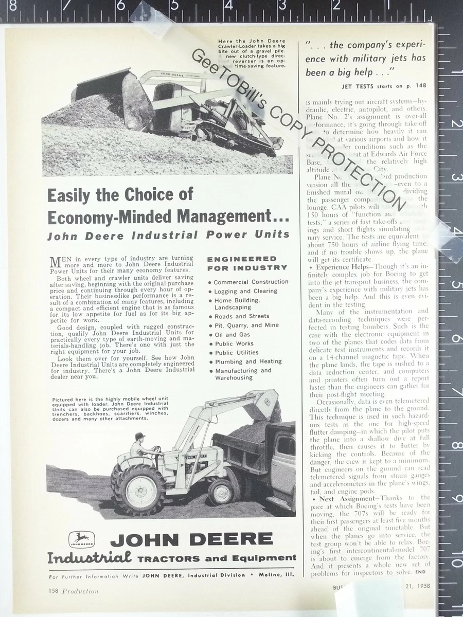 John Deere 420 Loader