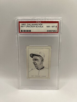 Ray Schalk 1950 Callahan Hall Of Fame Card PSA 8 NM-MT | eBay
