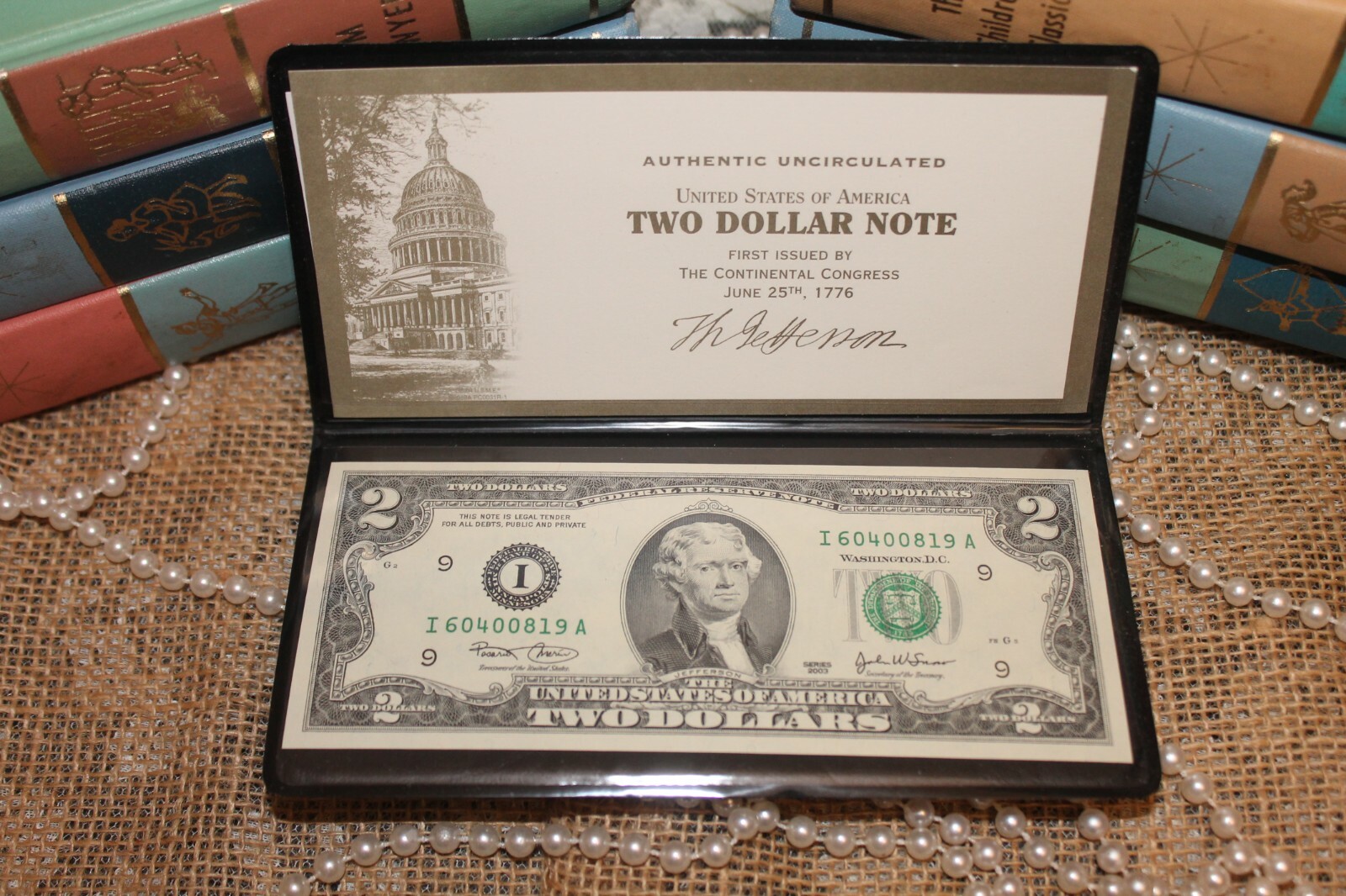 Authentic Uncirculated Two Dollar Note - I60400819A - 2003 Series | eBay