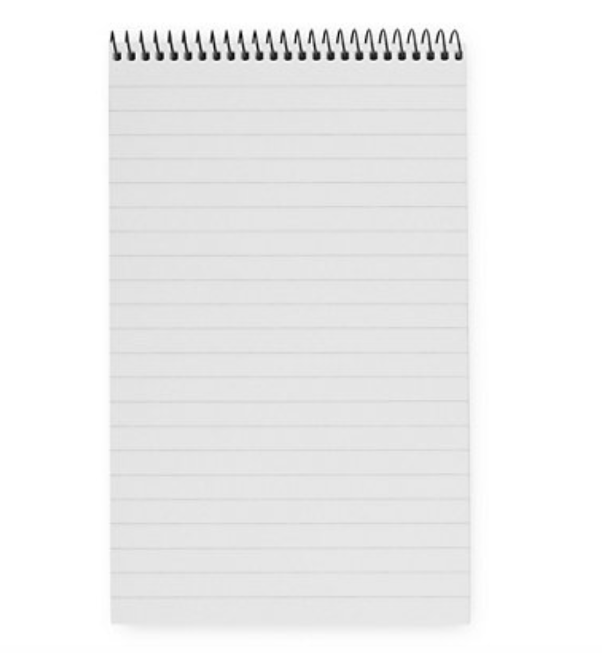 Spiral Multi-coloured Neon Ruled Shorthand Notebook Notepad Home Office ...