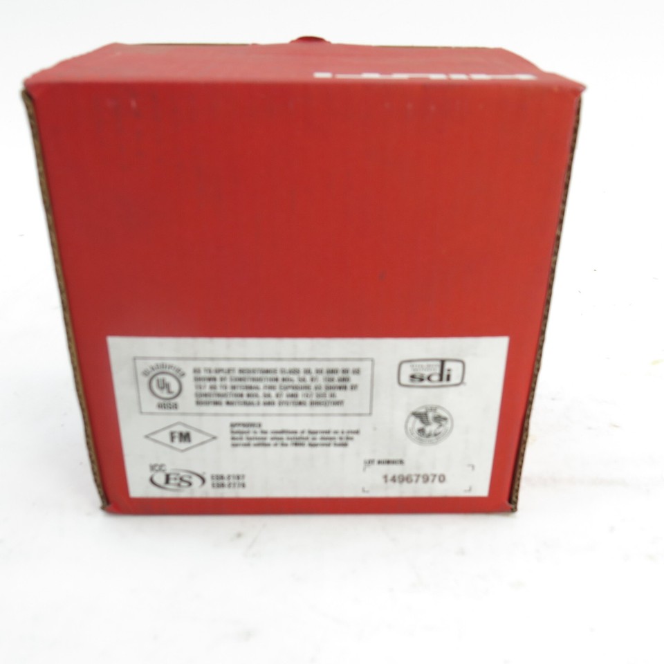 HILTI X-HSN 24 High Shear Nail DX9 Powder Actuated Metal Deck Fasteners ...