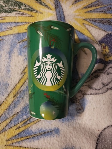 Starbucks Tree Lights 2020 Green Christmas Holiday 16oz Tall Ceramic ...