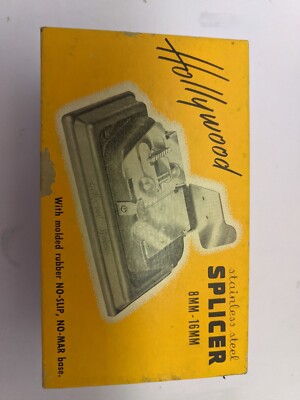 Vintage Hollywood Stainless Splicer in Original Box 8mm & 16mm Film ...