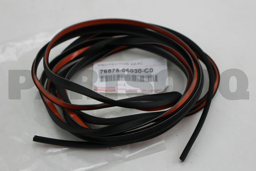 7687506030C0 Genuine Toyota PROTECTOR, REAR SPOILER, NO.4 76875-06030 ...