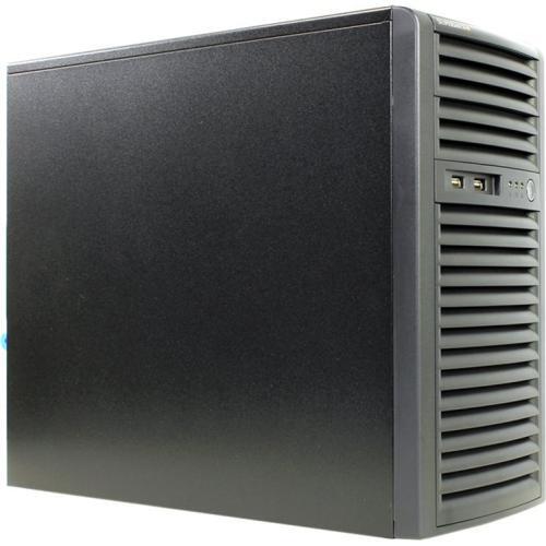 Supermicro mATX Mini-tower Chassis 4x 3.5" Internal HDD Bay 90 Degree ...