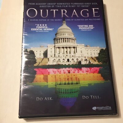 DVD Outrage glbtg documentary BRAND NEW expose Closeted gay Politicians out rage 876964002318| eBay