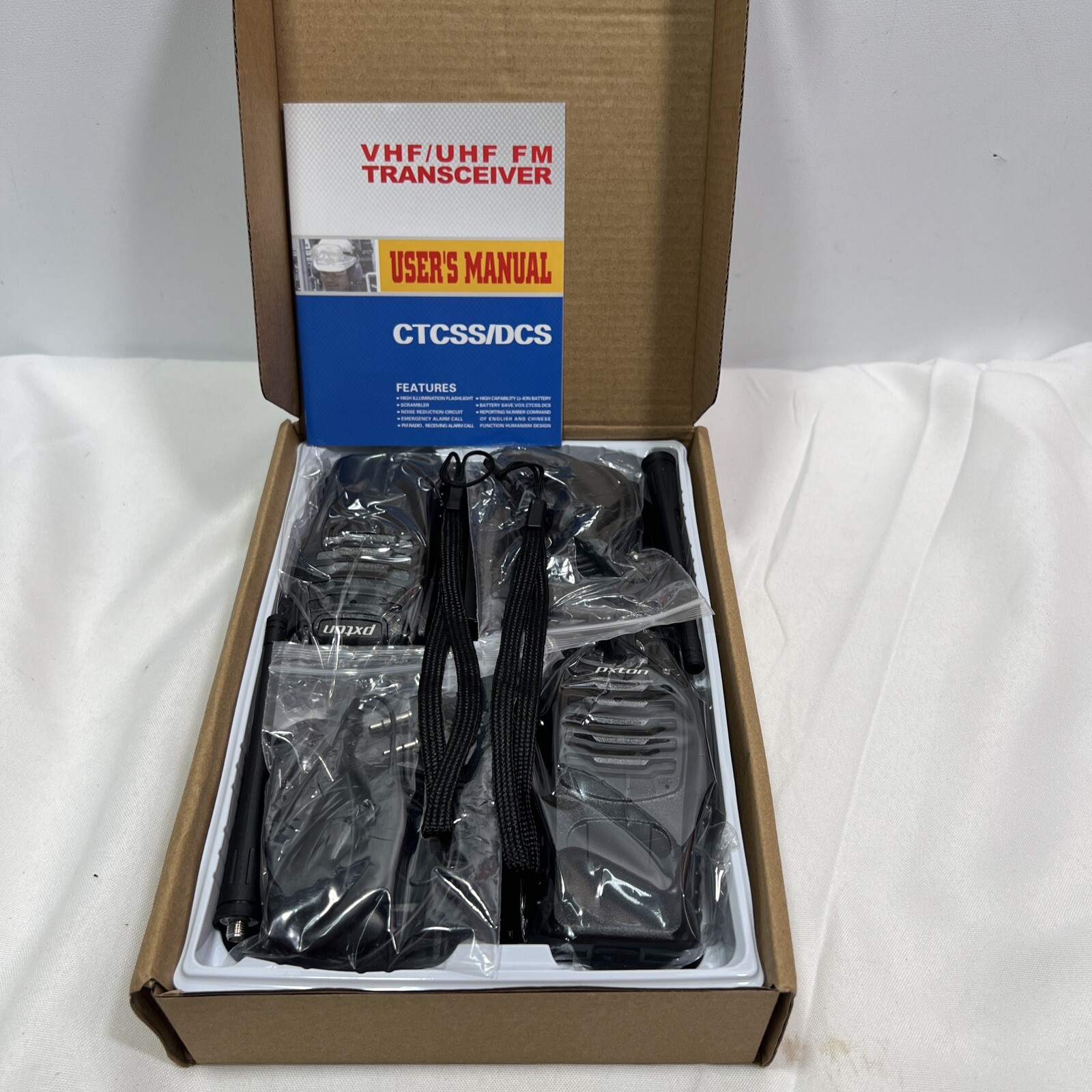 Pxton Two-Way Radio Solutions Portable Radios - 2 Pack, Model PX-888S ...