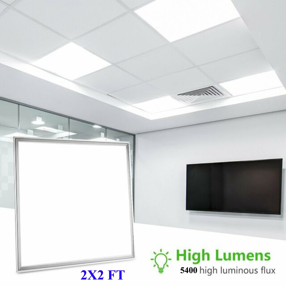 2x2 FT LED Flat Panel Troffer Light,2x4 FT Recessed Back-Lit Drop ...