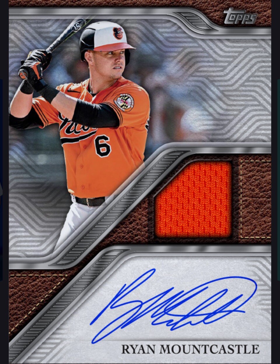 Topps Bunt Reverence 2024 Ryan Mountcastle Rookie Autographed Relic ...