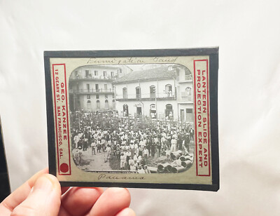 Gang making habitat Panama glass slide | eBay
