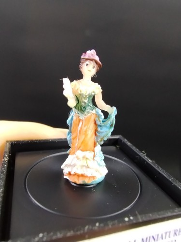 Jeanetta Kendall Dollhouse Miniature Lady Figurine Shelf Sitter 1:12 ...