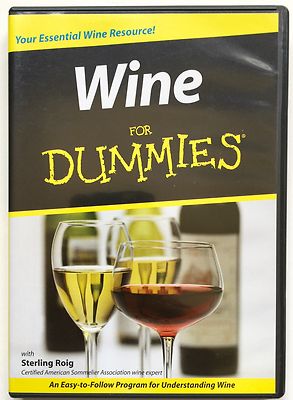 WINE FOR DUMMIES DVD ~ YOUR ESSETIAL WINE RESOURSE! ~ UNDERSTANDING ...
