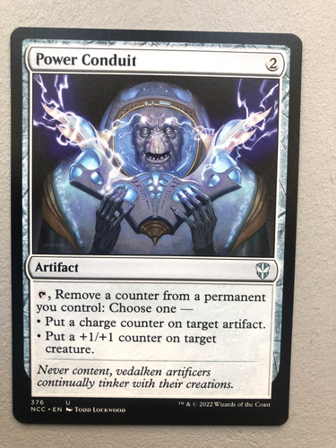Mtg Carte Magic Commander Power Conduit English NM | eBay