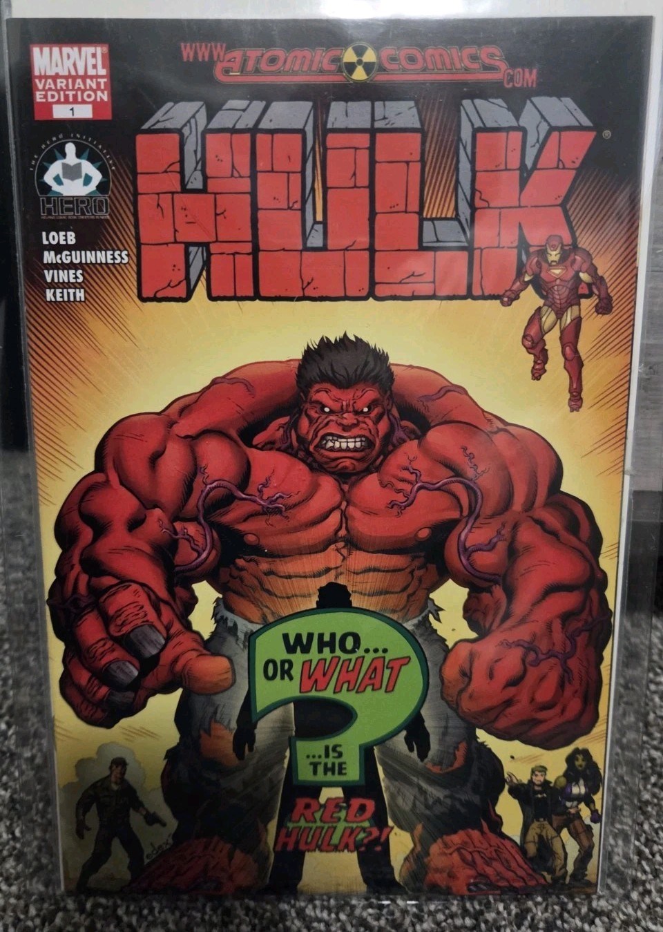 Hulk #1 Atomic Comics Variant Rare UNREAD CONDITION 🔥1st Red Hulk ...