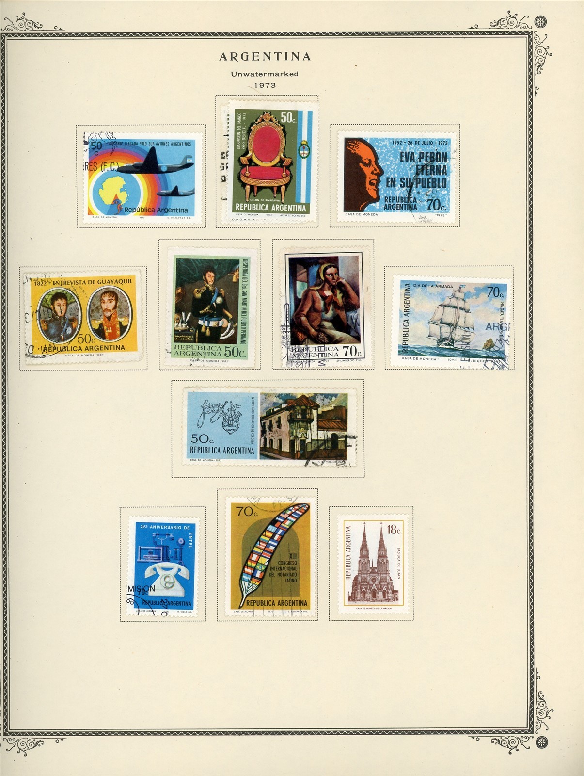 ARGENTINA Scott Specialty Album Page Lot #62 - SEE SCAN - $$$ | eBay