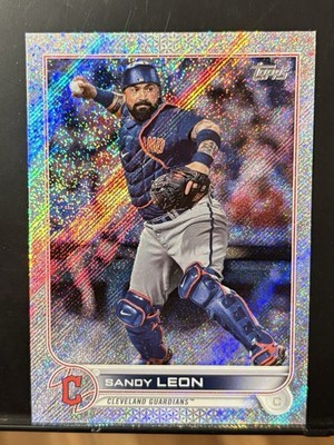 2022 Topps retail FOILBOARD /875 Sandy Leon Baseball Card #353 | eBay