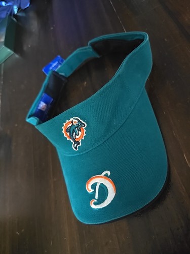 Vtg 2000s Miami Dolphins Hat Cap Reebok On Field NFL Large 2 Logo Teal ...