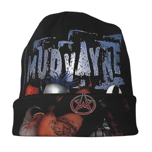 Mudvayne Band Heavy Metal Black Hat Stretchy Lightweight Soft Beanie ...