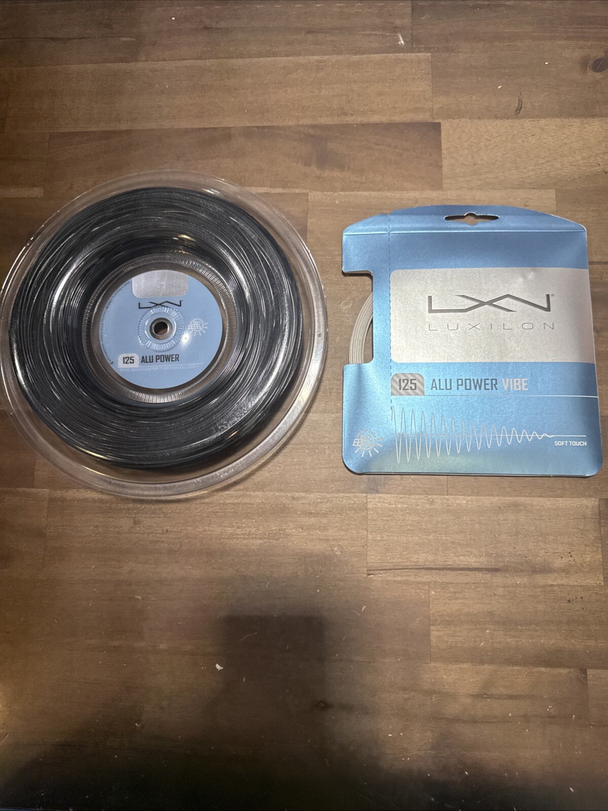 New Reel Luxilon Alu Power 125 Black 200m. and Set of Luxilon Alu Power ...