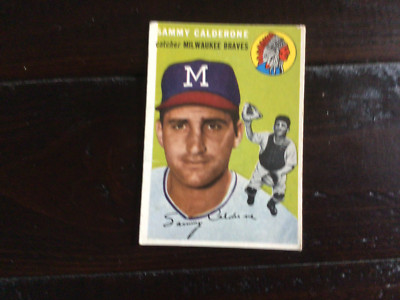 1954 TOPPS BASEBALL SAMMY CALDERONE CARD #68 HNT63 | eBay