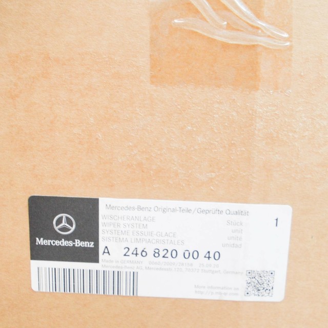 MERCEDES-BENZ B W246 Front Windshield Wiper System LHD A2468200040 ...