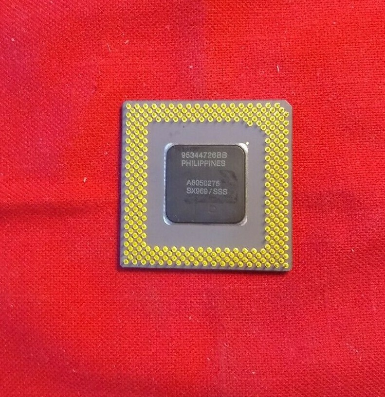 Intel Pentium 75 SX969 Processor CPU 75MHz A8050275 Ceramic Rare Vintage | eBay