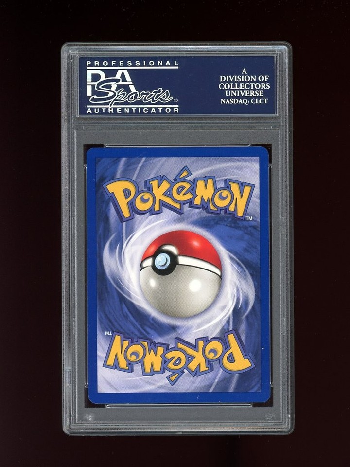 POKEMON PSA 10 GEM MINT PIKACHU E3 RED CHEEKS SHADOWLESS BASE SET 1999 ...