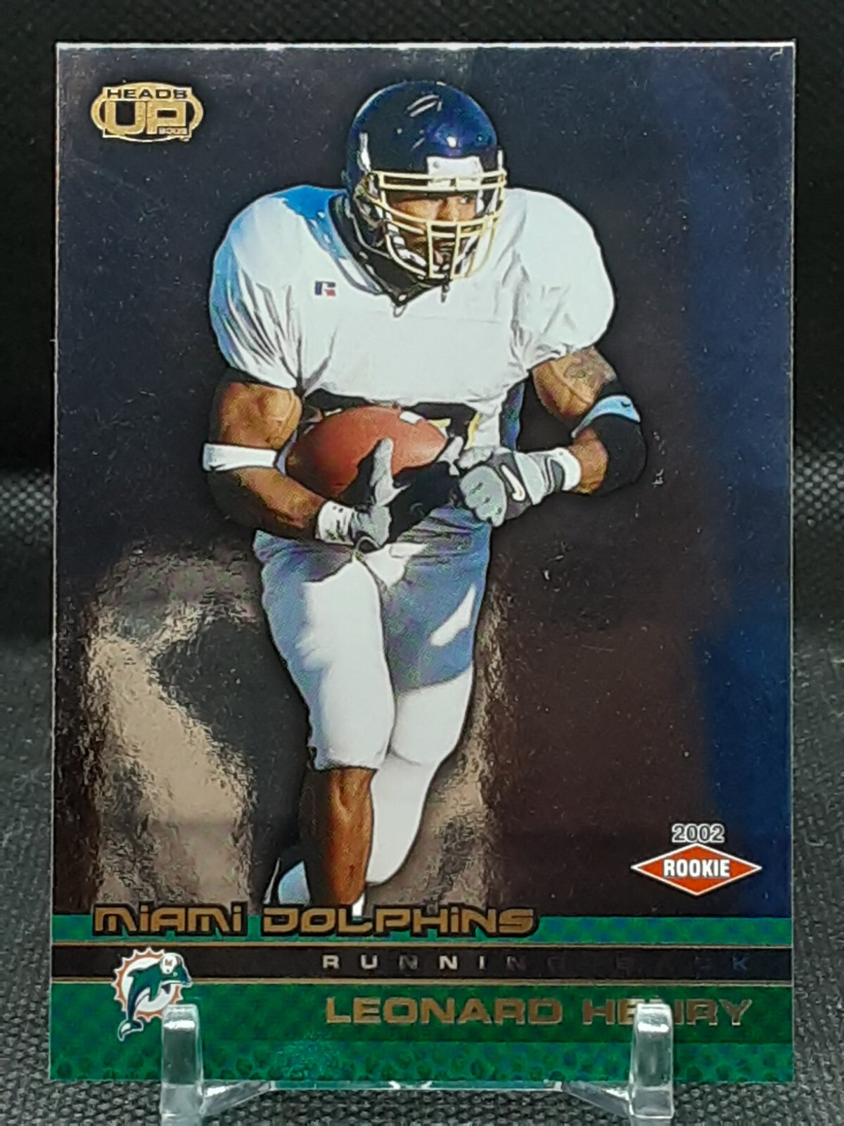 LEONARD HENRY 2002 PACIFIC HEADS UP ROOKIE #662/1090 DOLPHINS EAST ...