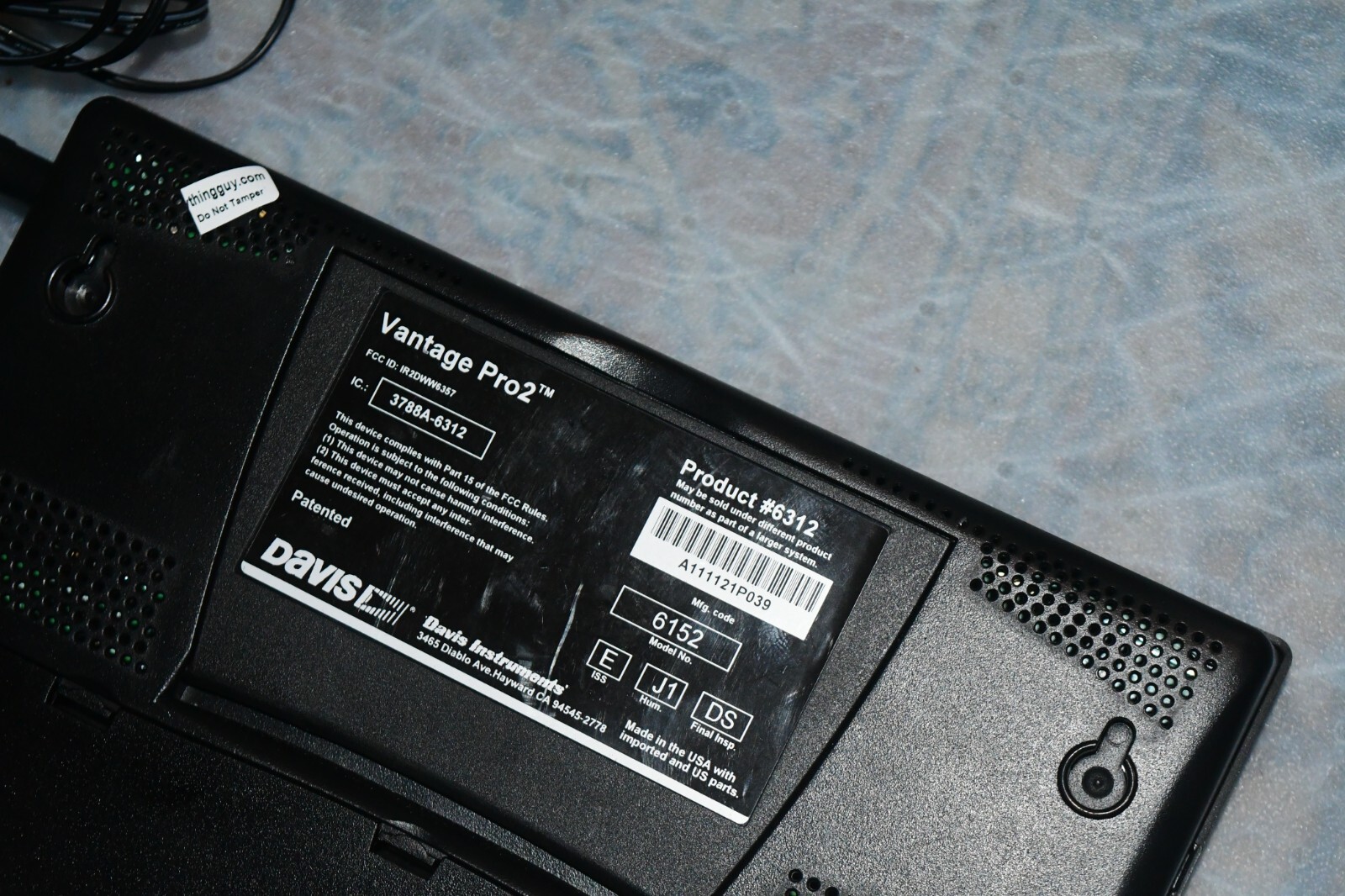 Davis Vantage Pro2 Wireless Console Receiver - Gray (6312) for sale ...