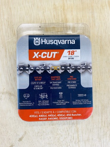 Husqvarna XCUT 18” Chainsaw Chain 435(e) 440(e) 445(e) 450 Rancher ...