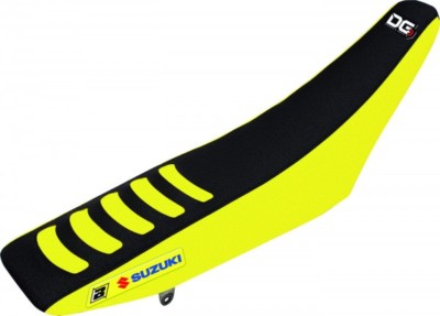 Black/Yellow Zebra DG3 Seat Cover Fits Suzuki RM85 2007 2008 2009 2010 ...