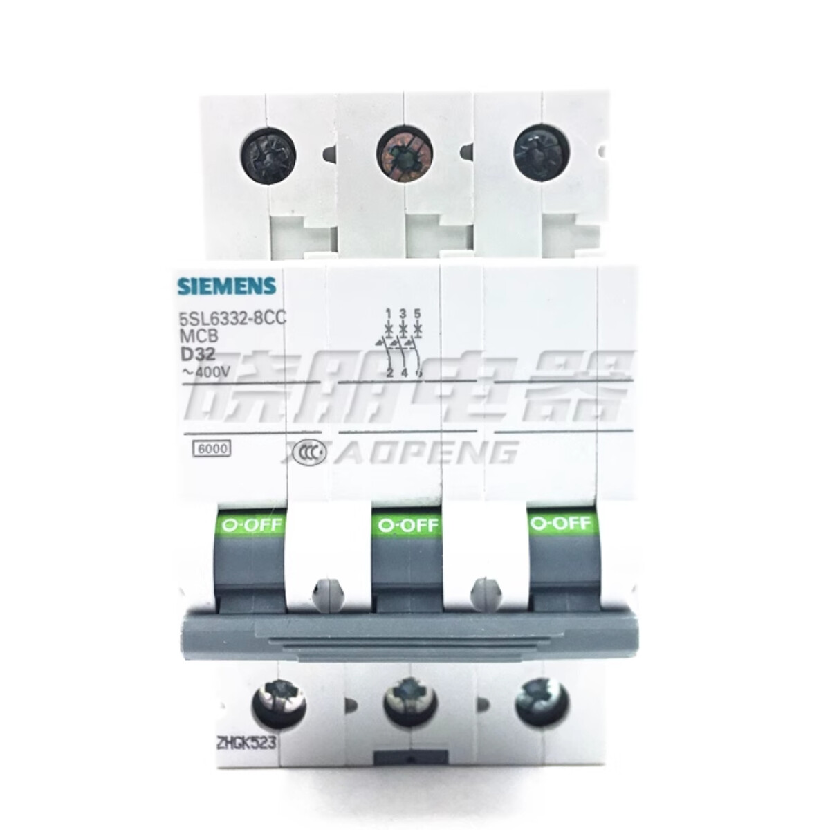 SIEMENS AC Miniature Circuit Breaker MCB 5SL6332-8CC 3P D32 | eBay