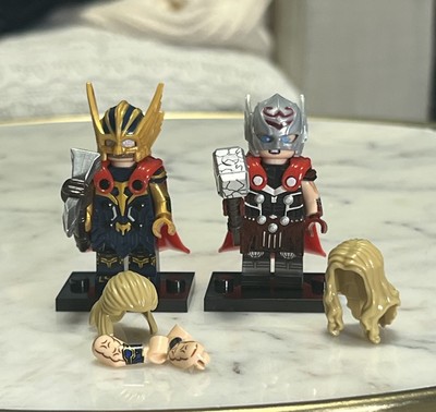 Lego Thor and Jane Foster Custom Printed Minifigure Thor Love And ...