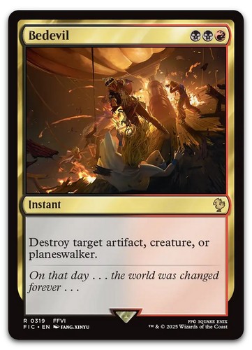 Bedevil #319 (NM) Final Fantasy FIC Magic MTG | eBay