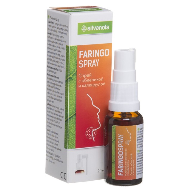 Faringo Spray Faringospray -pharyngitis Sore Throat Antiseptic 20 Ml ...
