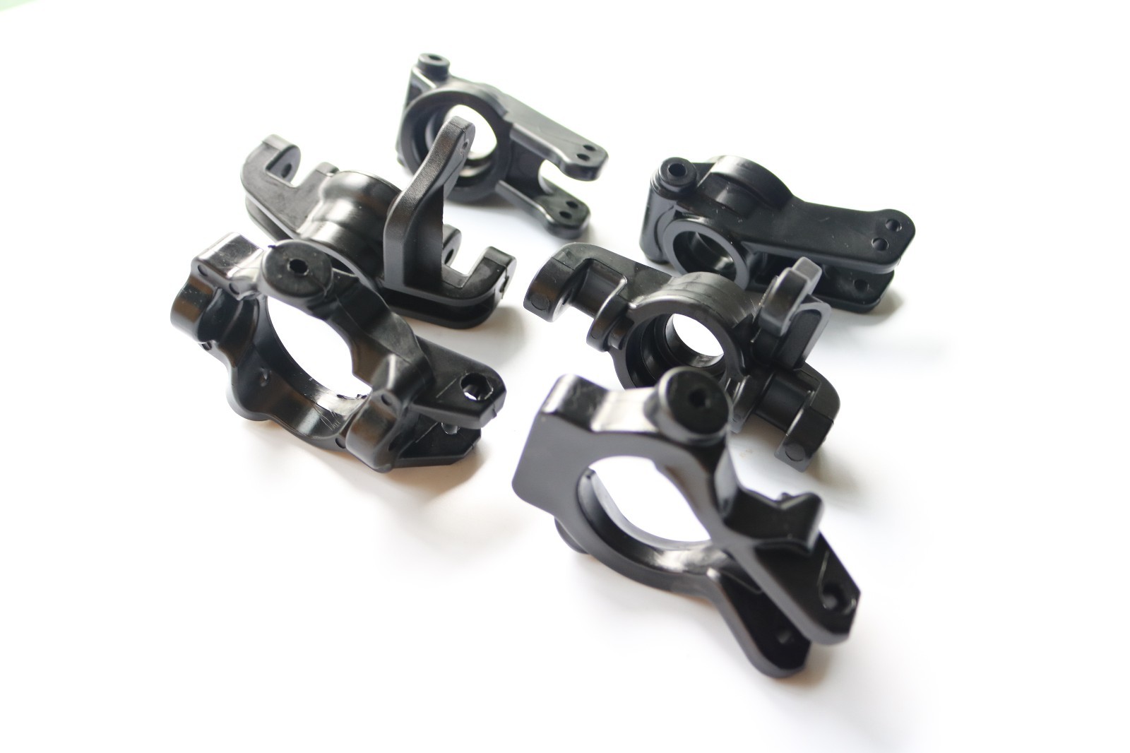 Black (4)Front&(2)Rear Wheel Carrier Brace Set Fits 1/5 Losi 5ive-T ...