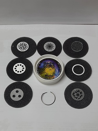 Complete set of 7 Martin gobos to suit Mac 500/550/575/700s | eBay UK