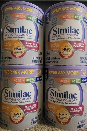 4 Large Cans of Similac Pro-Total Comfort (29.8 oz) each. Sale | eBay