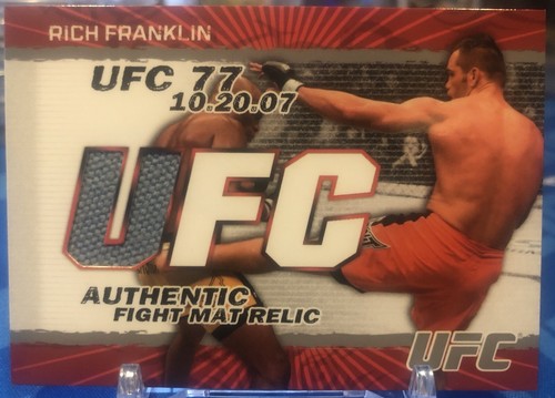 2009 Topps UFC Round 2 Rich Franklin Fight Mat Relic #FMRF | eBay