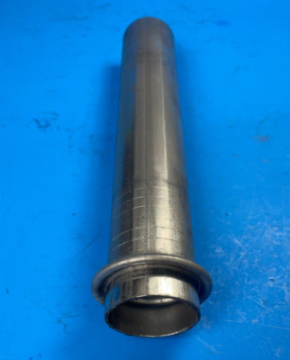 10" Ford 6 Cylinder Exhaust Manifold Down Pipe Stub 1 3/4"OD Aluminized ...